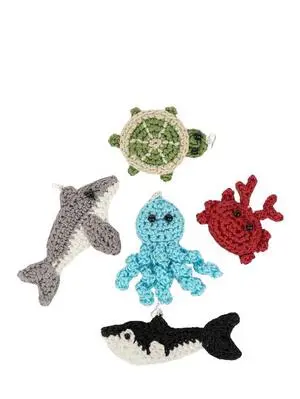 THE SAK Yarnicharmz 5 Pack Crochet Charms - Under Sea