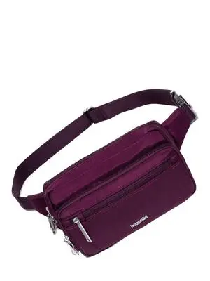 BAGGALLINI Securtex Anti-theft Belt Bag Sling - Mulberry
