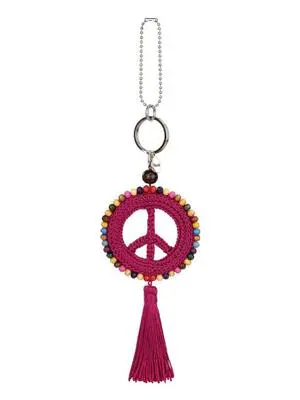 THE SAK The Sak Yarn Charmz Crochet Peace Dangle Pinkberry