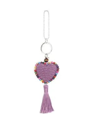 THE SAK Yarnicharmz Crochet Heart Dangle - Heather