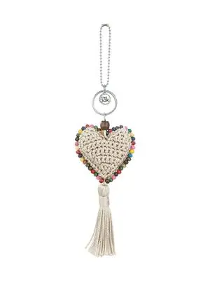 THE SAK Yarnicharmz Crochet Heart Dangle - Natural