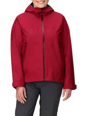 MARMOT Minimalist Pertex® Waterproof Hooded Jacket - Red Mulberry