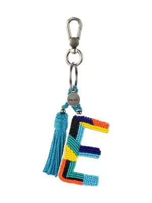 THE SAK Beaded Initial Charm - E