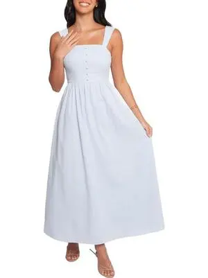 PETAL & PUP Caty Maxi Sundress - Pale Blue