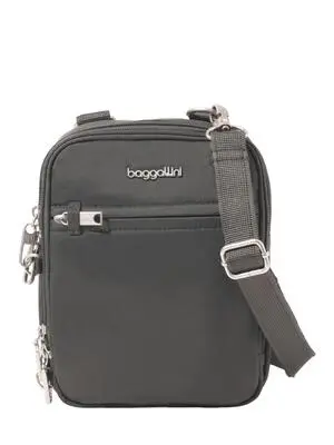 BAGGALLINI Securtex Anti-theft Mini Crossbody - Charcoal