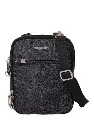 BAGGALLINI Securtex Anti-Theft Mini Crossbody Midnight Blossom