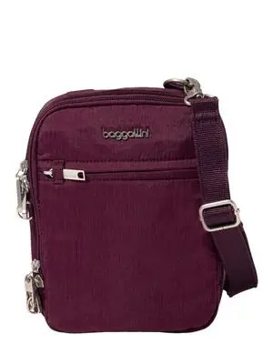 BAGGALLINI Securtex Anti-theft Mini Crossbody - Mulberry