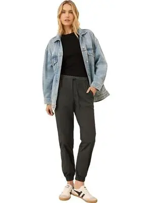 PACT Organic Cotton Monterey Poplin Jogger - Oak