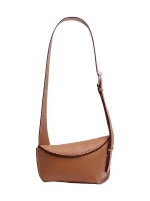 Alexander McQueen T-bar Leather Shoulder Bag - Brown