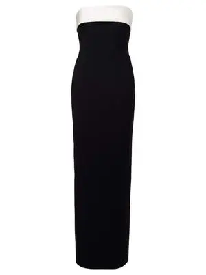 THE NEW ARRIVALS ILKYAZ OZEL Rhea Strapless Gown - Black