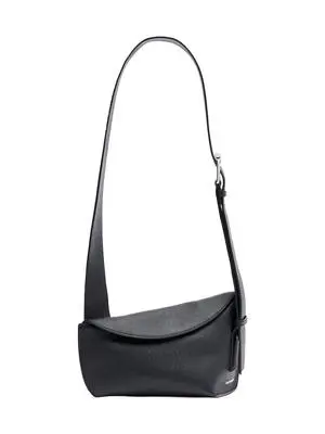 Alexander McQueen T-bar Leather Shoulder Bag - Black