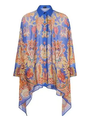 ETRO Printed Poncho