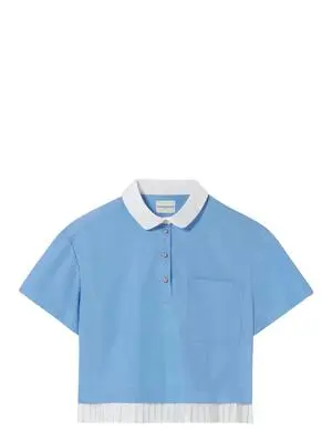 Claudie Pierlot Peter Pan Collar Top - Blue