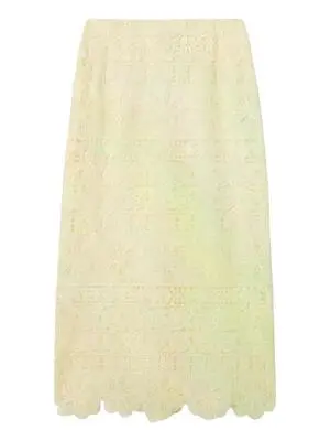 La DoubleJ Lacey Pencil Skirt - Yellow