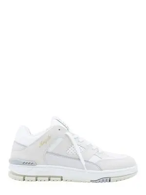 Axel Arigato Bicolour Leather And Nubuck Sneakers - Cream