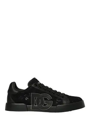 Dolce & Gabbana Lace Up Sneakers Black