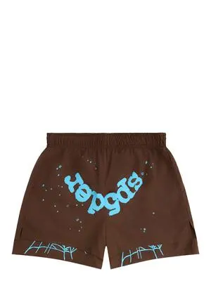 SP5DER Og Web Double Layer Short - Brown