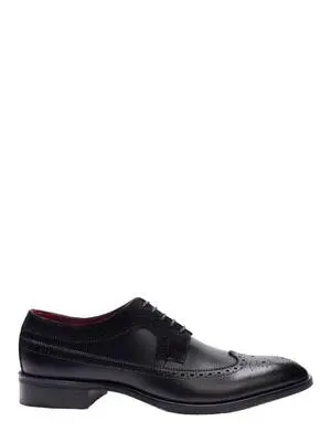 CARLOS BY CARLOS SANTANA Felix Wingtip Black Leather