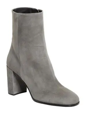Prada Block Heel Bootie - Nebbia