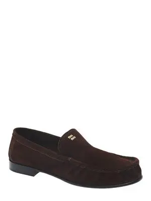 Miu Miu Suede Moc-toe Loafer - Moro