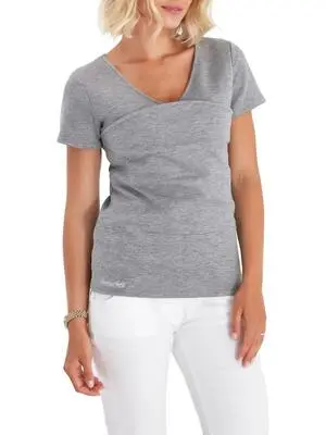 ACCOUCHEE Maternity/nursing Top - Gray