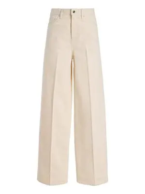 TOTEME Wide-leg Jeans - Ivory