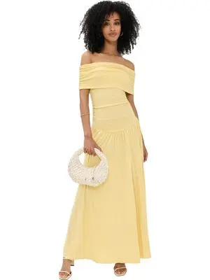 Lioness Field Of Dreams Maxi Dress - Butter