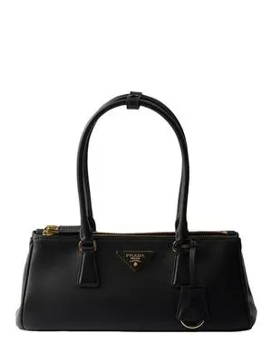 Prada Galleria Leather Shoulder Bag - Nero