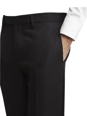 ETRO Slim Flat-Front Evening Pants