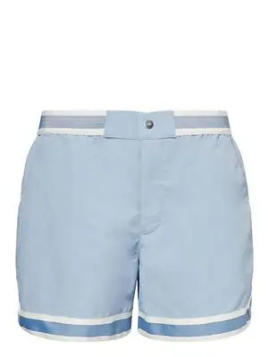 CHE Striped Swim Shorts - Powder Blue
