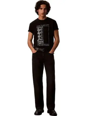 Calvin Klein Apartment Logo Graphic Classic T-shirt - Black