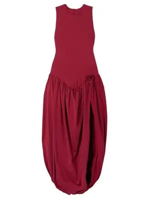 MAYGEL CORONEL Marsalina Stretch-jersey Midi Dress - Red