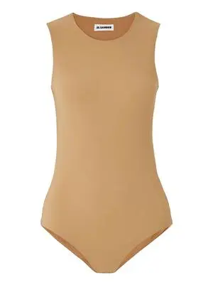 JIL SANDER Stretch-jersey Bodysuit - Neutrals