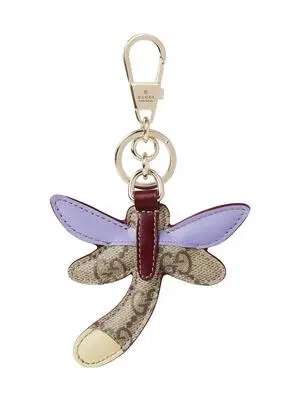 Gucci Dragonfly-shaped Keychain Metal - Purple