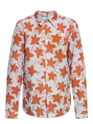 Paul Smith Floral-print Button-up Shirt - Blue