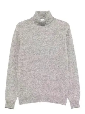 Brunello Cucinelli Cashmere High Neck Sweater - Grey