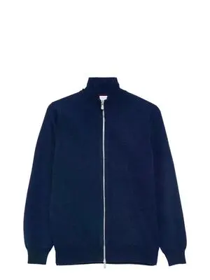 Brunello Cucinelli Cashmere Zip-up Sweatshirt - Blue