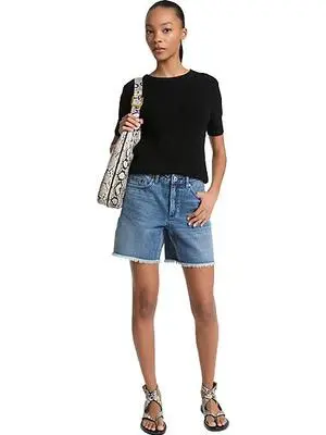 Michael Kors Denim Bermuda Shorts - Blue