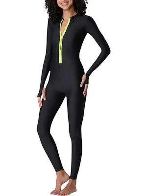 WATSKIN Lois Catsuit - Black