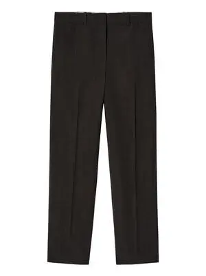 Cos Tailored Fluid Wool Pants - Brown