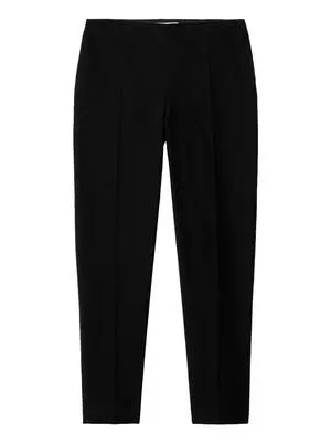 Cos Slim-leg Cropped Trousers - Black