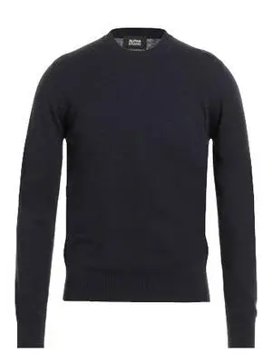 Alpha Studio Sweater In Wool - Blue