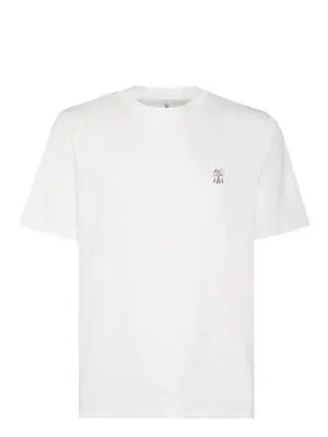 Brunello Cucinelli Logo-printed T-shirt - Neutrals