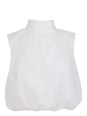 AZLEE Imara High-Neck Blouse