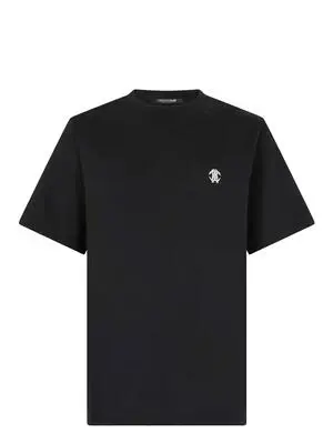 Roberto Cavalli Embroidered-logo T-shirt - Black