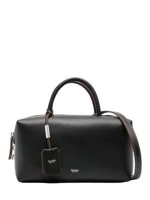 Max Mara Leather Tote Bag - Black