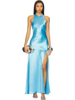 Line & Dot Alessia Maxi Dress - Blue