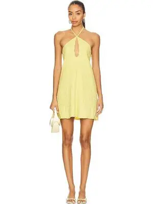 MORE TO COME Kindall Mini Dress - Lemon