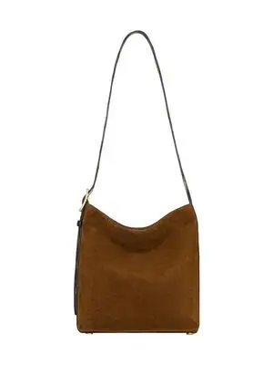 Rebecca Minkoff Crosby Suede Bucket Bag - Vintage/black