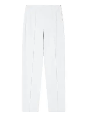 Giorgio Armani Straight-leg Viscose Cady Trousers - Beige